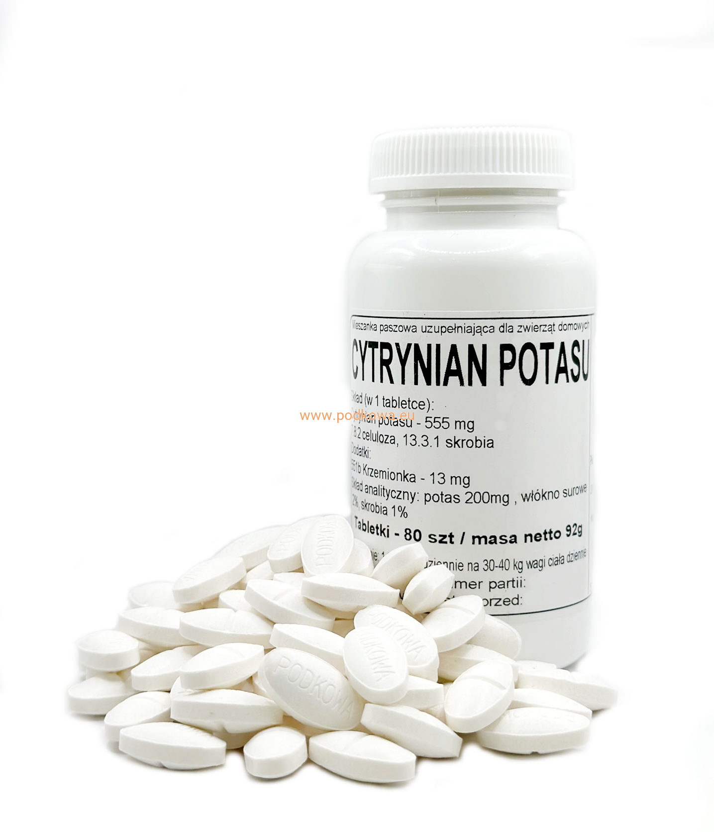 Cytrynian potasu - tabletki Podkowa